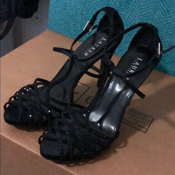 Ralph Lauren Double RL | Shoes | Black Heels | Poshmark